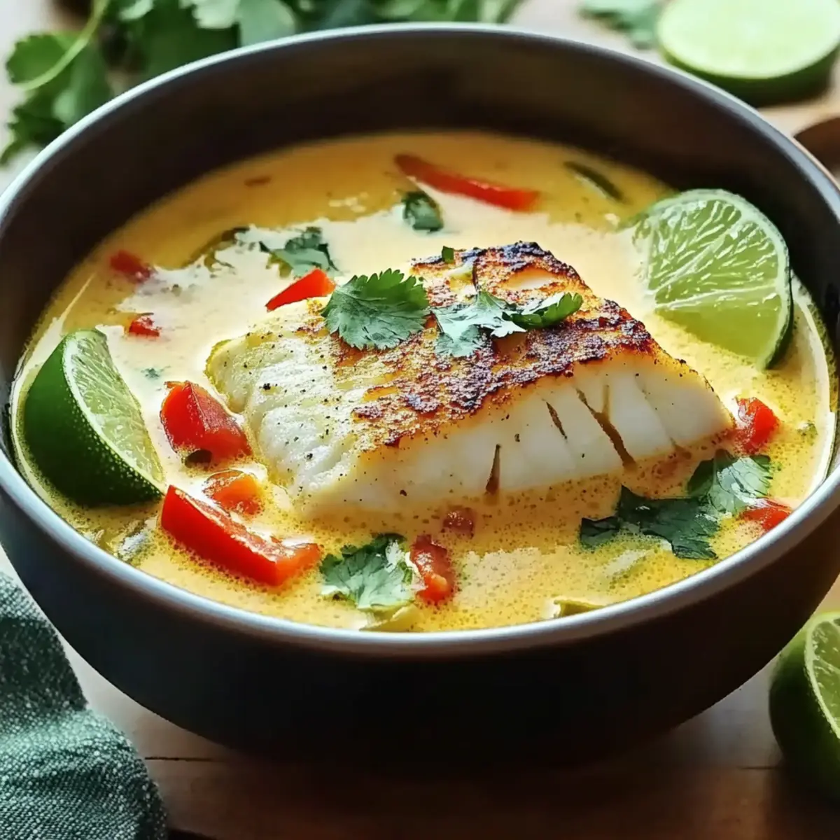 Coconut Lime Fish Soup for a Tropical Comfort Bowl - Pinch Pulse