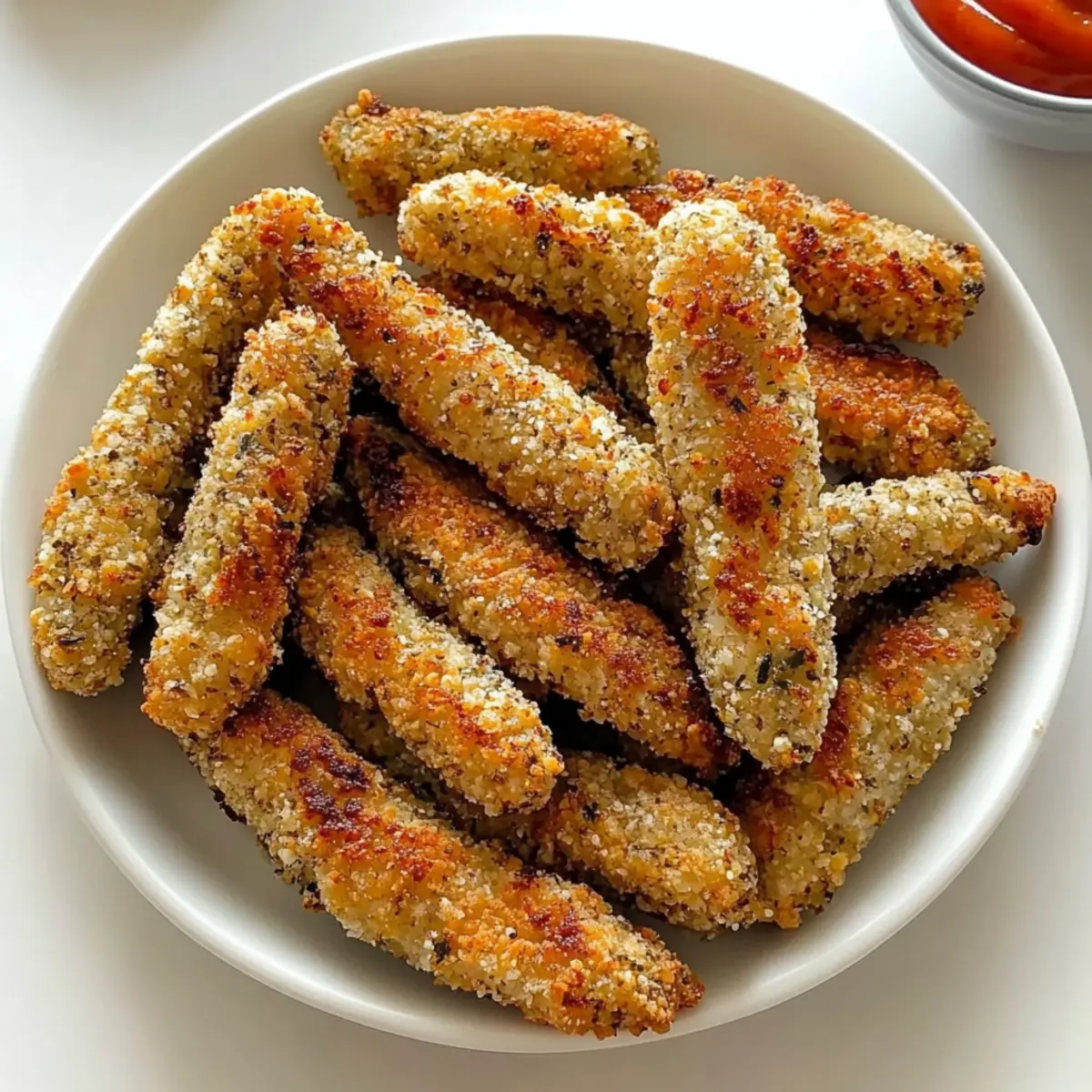 Crunchy Vegetable Chicken Fingers for Babies and Toddlers - Pinch Pulse
