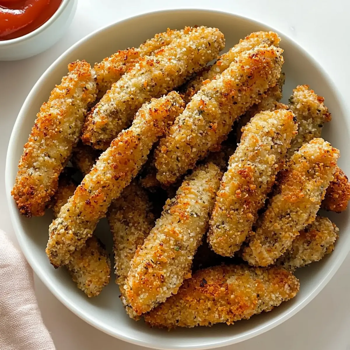 Crunchy Vegetable Chicken Fingers for Babies and Toddlers - Pinch Pulse