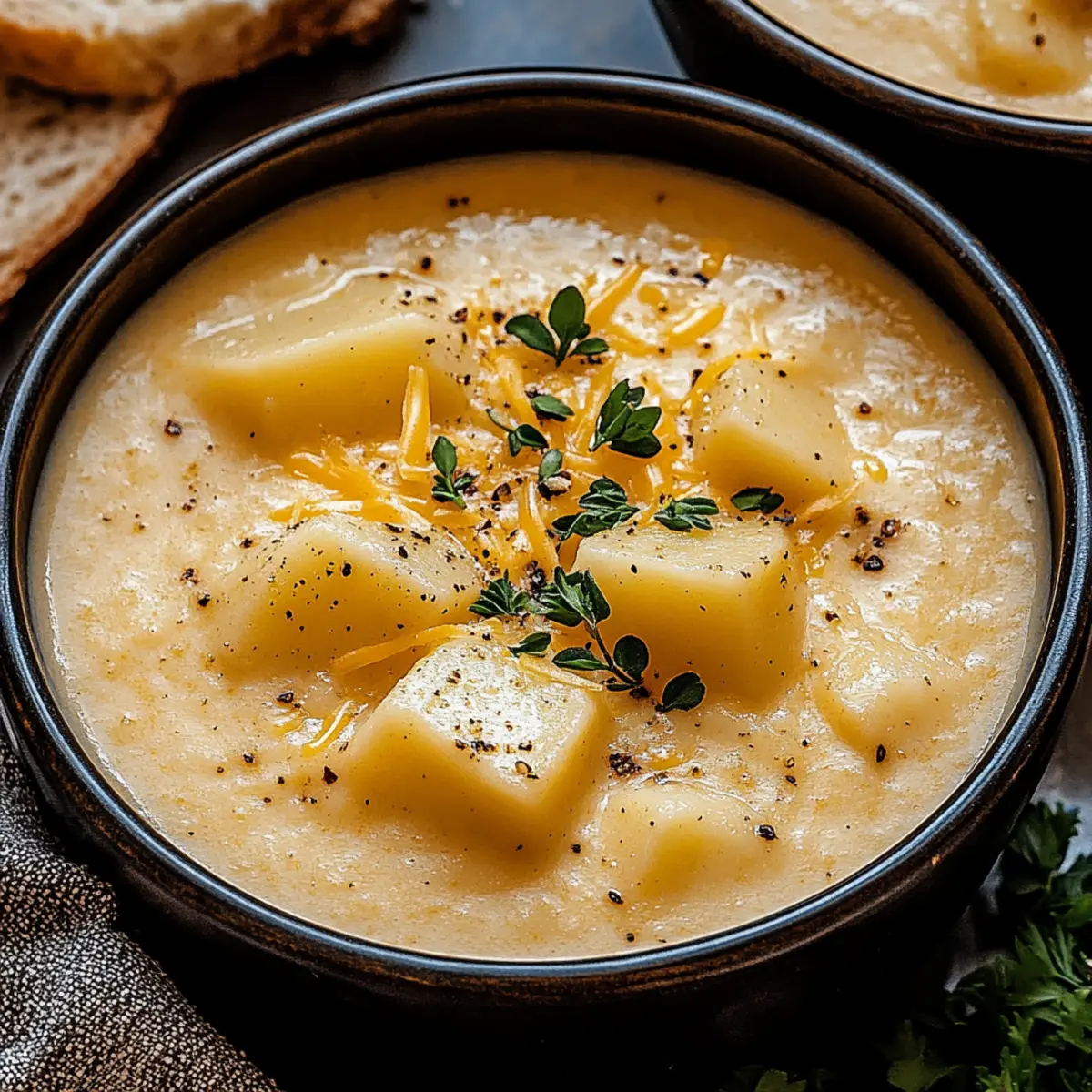 Creamy Garlic Potato Soup: Your Cozy Comfort Food Fix - Pinch Pulse