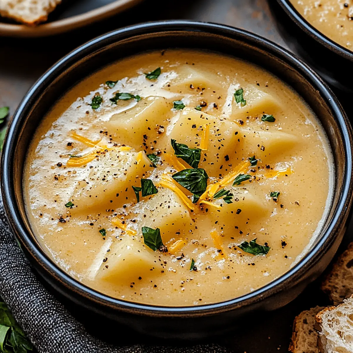 Creamy Garlic Potato Soup: Your Cozy Comfort Food Fix - Pinch Pulse