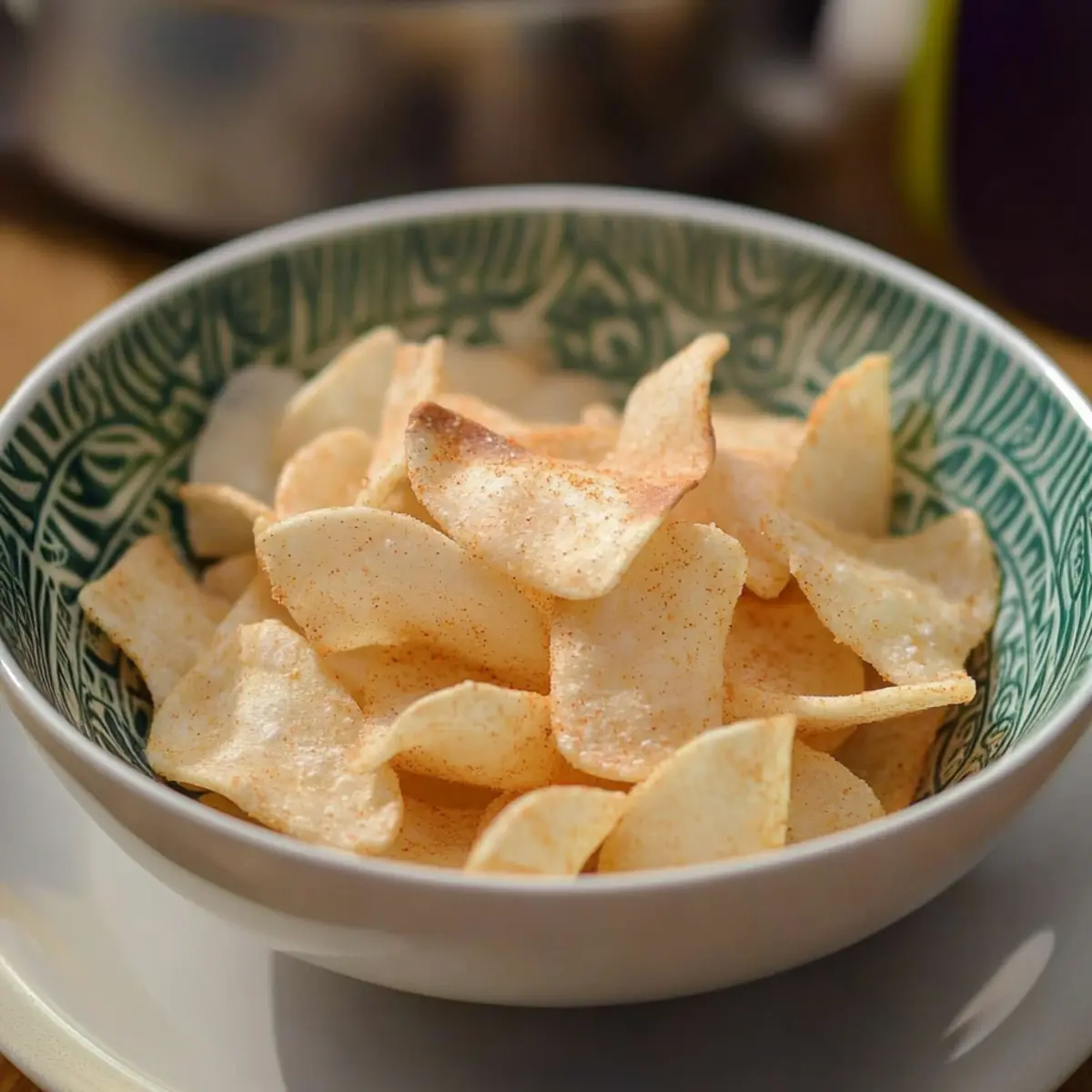 Crispy Air Fryer Rice Paper Pop Chips You’ll Love to Snack On - Pinch Pulse