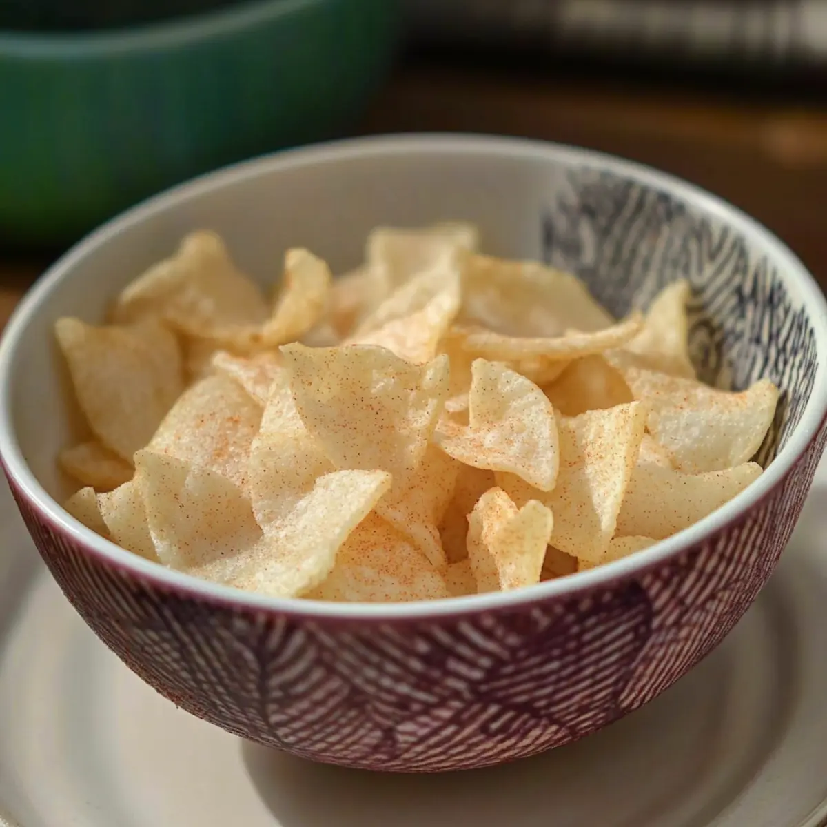 Crispy Air Fryer Rice Paper Pop Chips You’ll Love to Snack On - Pinch Pulse
