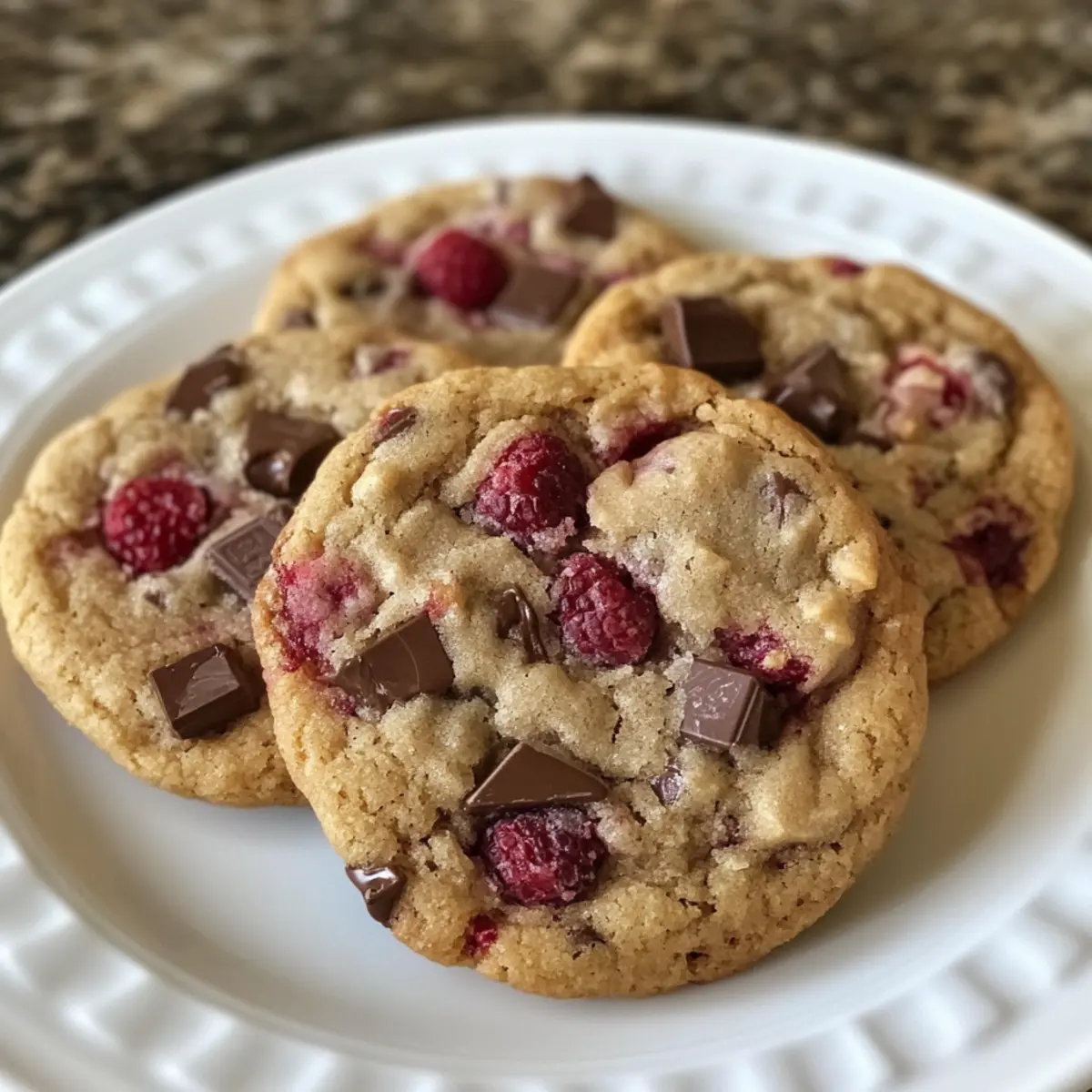 Raspberry Chocolate Chip Cookies: Soft, Chewy, No-Chill Bliss - Pinch Pulse