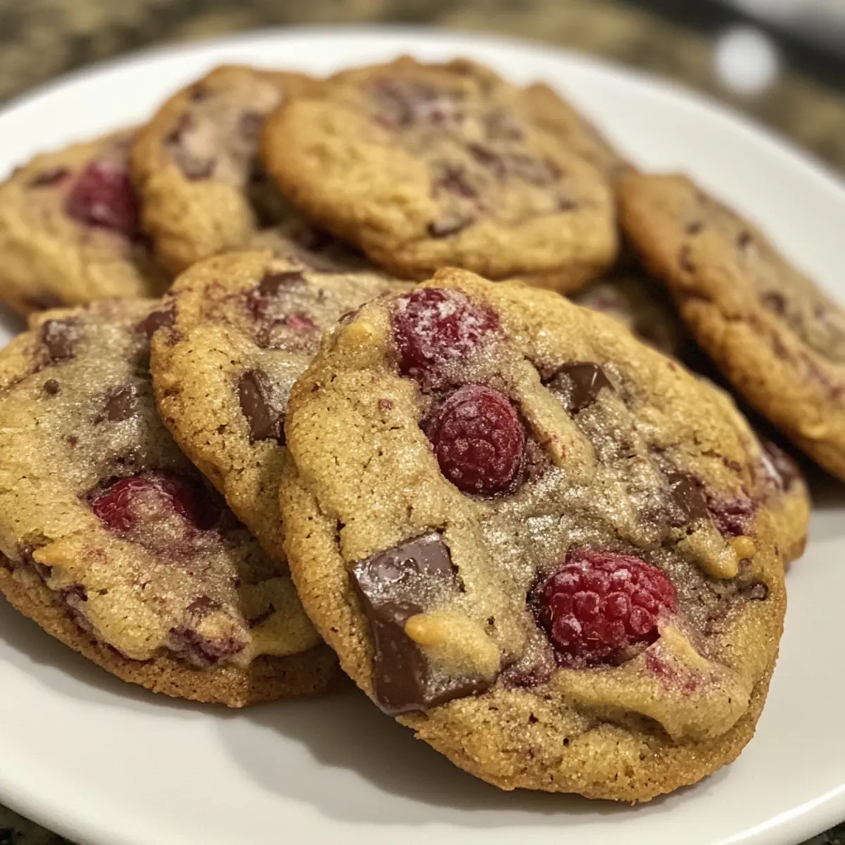 Raspberry Chocolate Chip Cookies: Soft, Chewy, No-Chill Bliss - Pinch Pulse