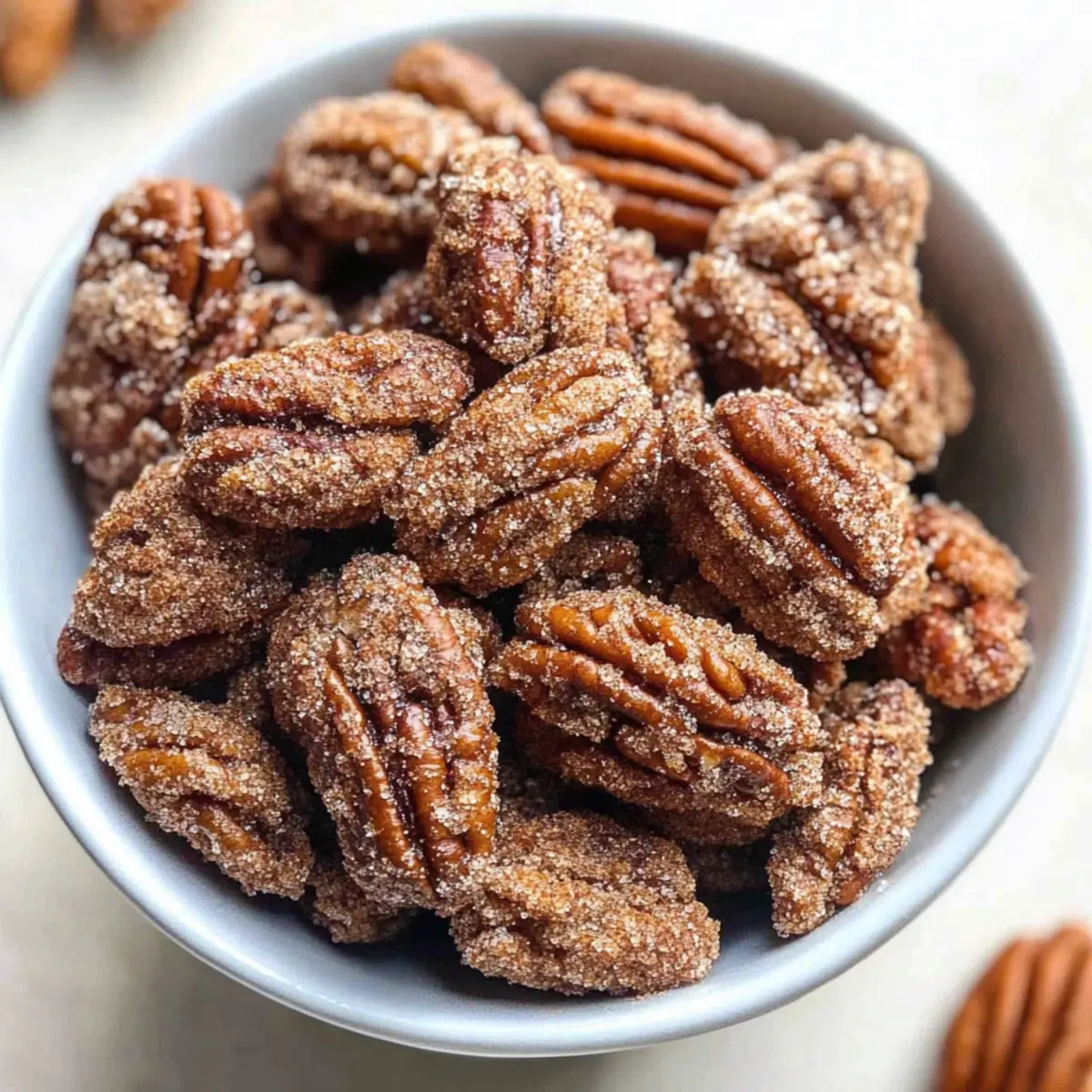 Irresistibly Crunchy Cinnamon Sugar Pecans for Sweet Snacking - Pinch Pulse