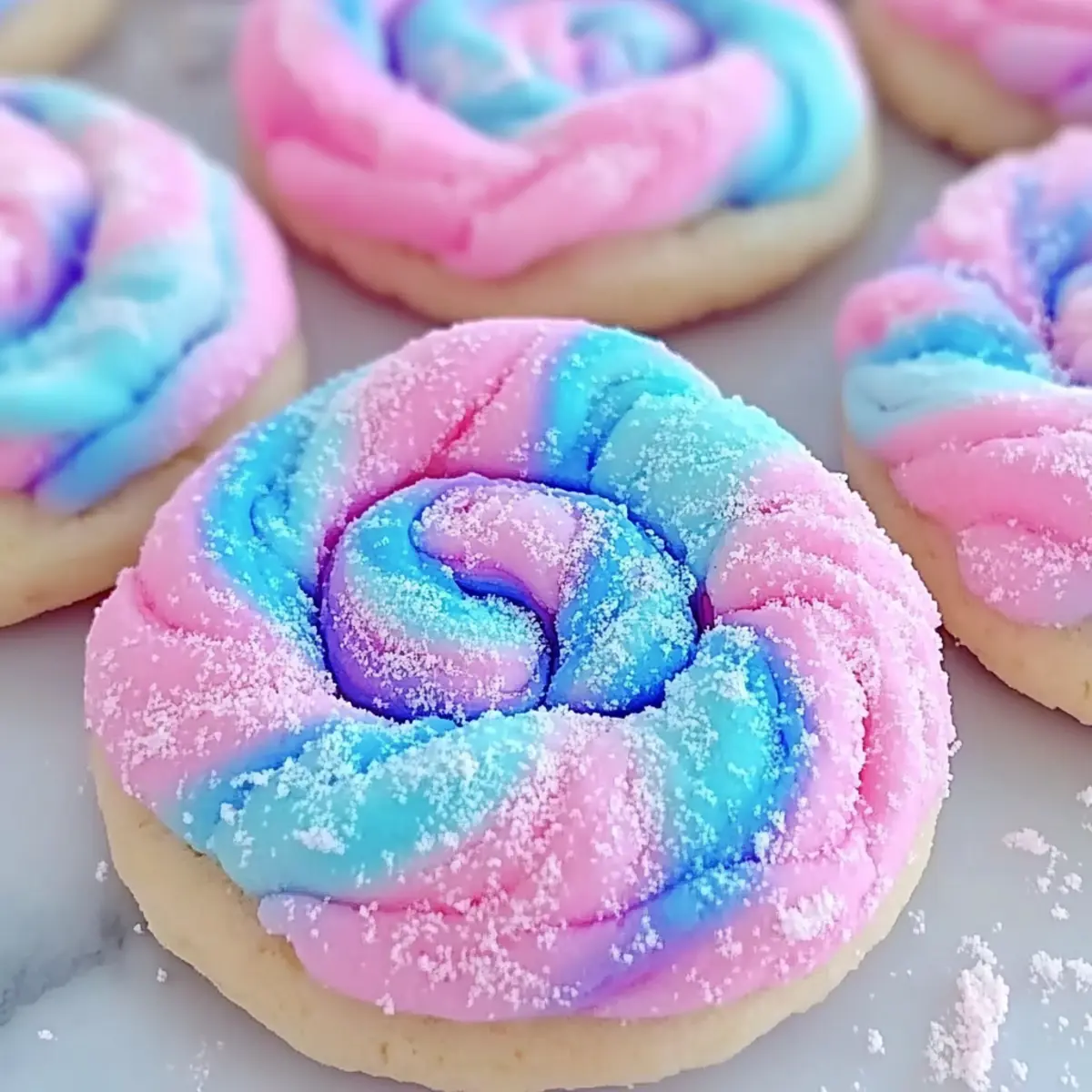 Cotton Candy Cookies - Sweet Nostalgia in Every Bite - Pinch Pulse